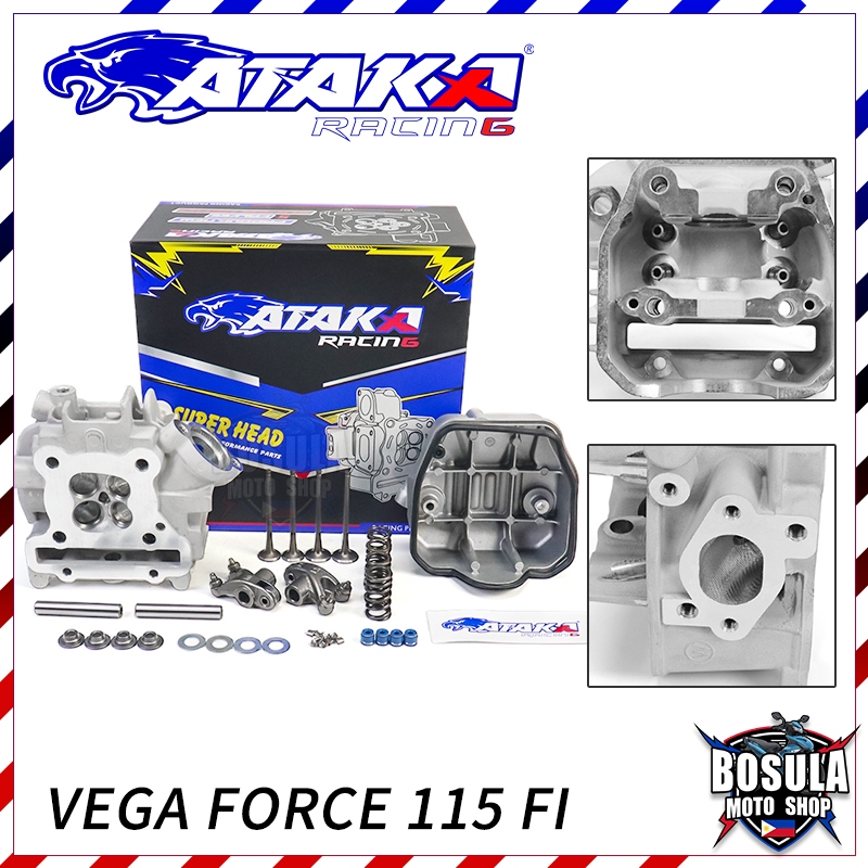 ATAKA Motor 4 Valve Cylinder Head Yamaha Vega Force 115 FI Super Head ...