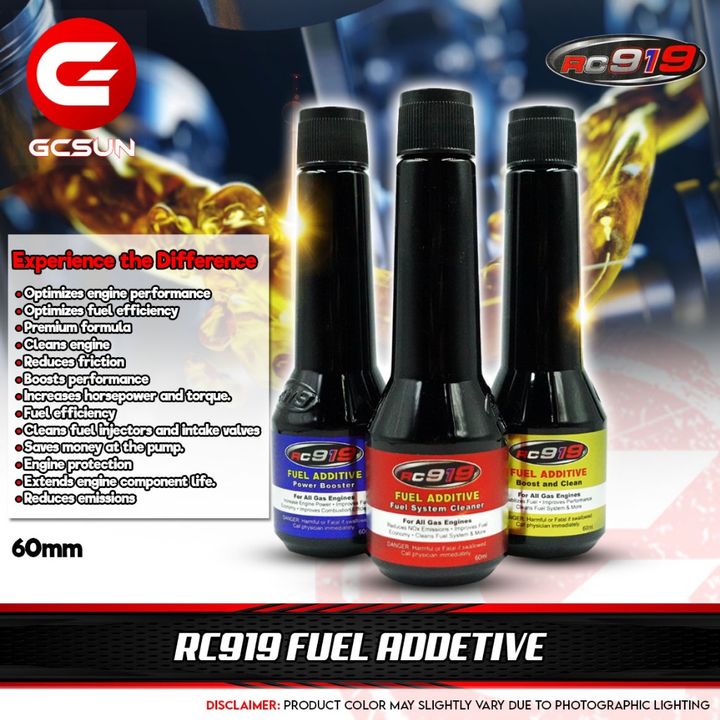 RC919 FUEL ADDITIVE 60mL - GCSUN MOTORCYCLE | Shopee Philippines