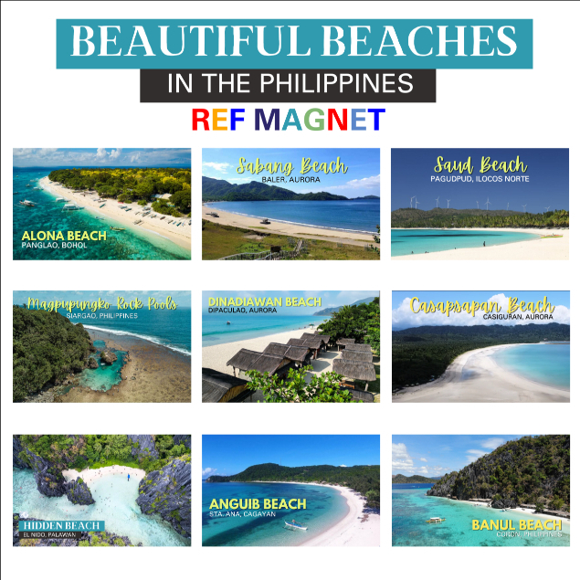 Ref Magnet Beaches of the Philippines Tourist Spots | Shopee Philippines
