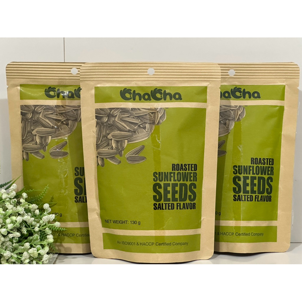 ChaCha ROASTED SUNFLOWER SEEDS SALTED FLAVOR 130g | Shopee Philippines