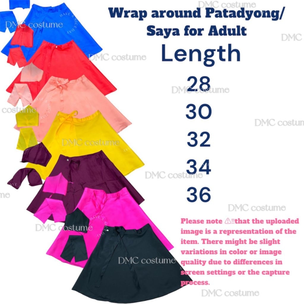 Patadyong/Saya For Adult Buwan ng Wika Costume | Shopee Philippines