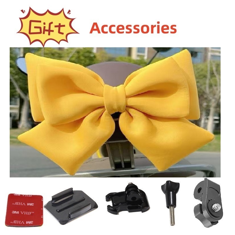 Helmet ribbon for Women Dual-color Cute ribbon Accessories Decoration ...