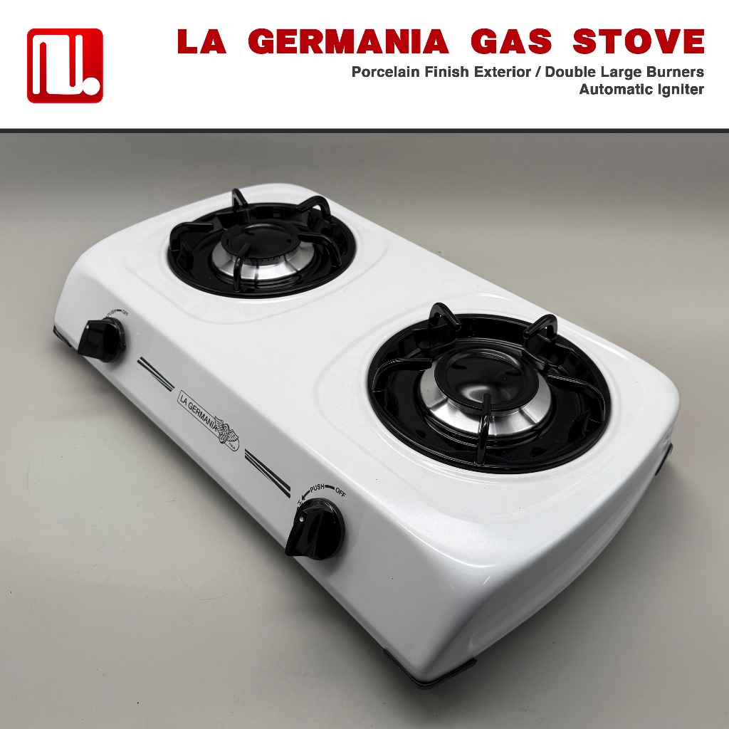 La Germania Double Burner Gas Stove G-702EF | G702EF | Two Burners ...
