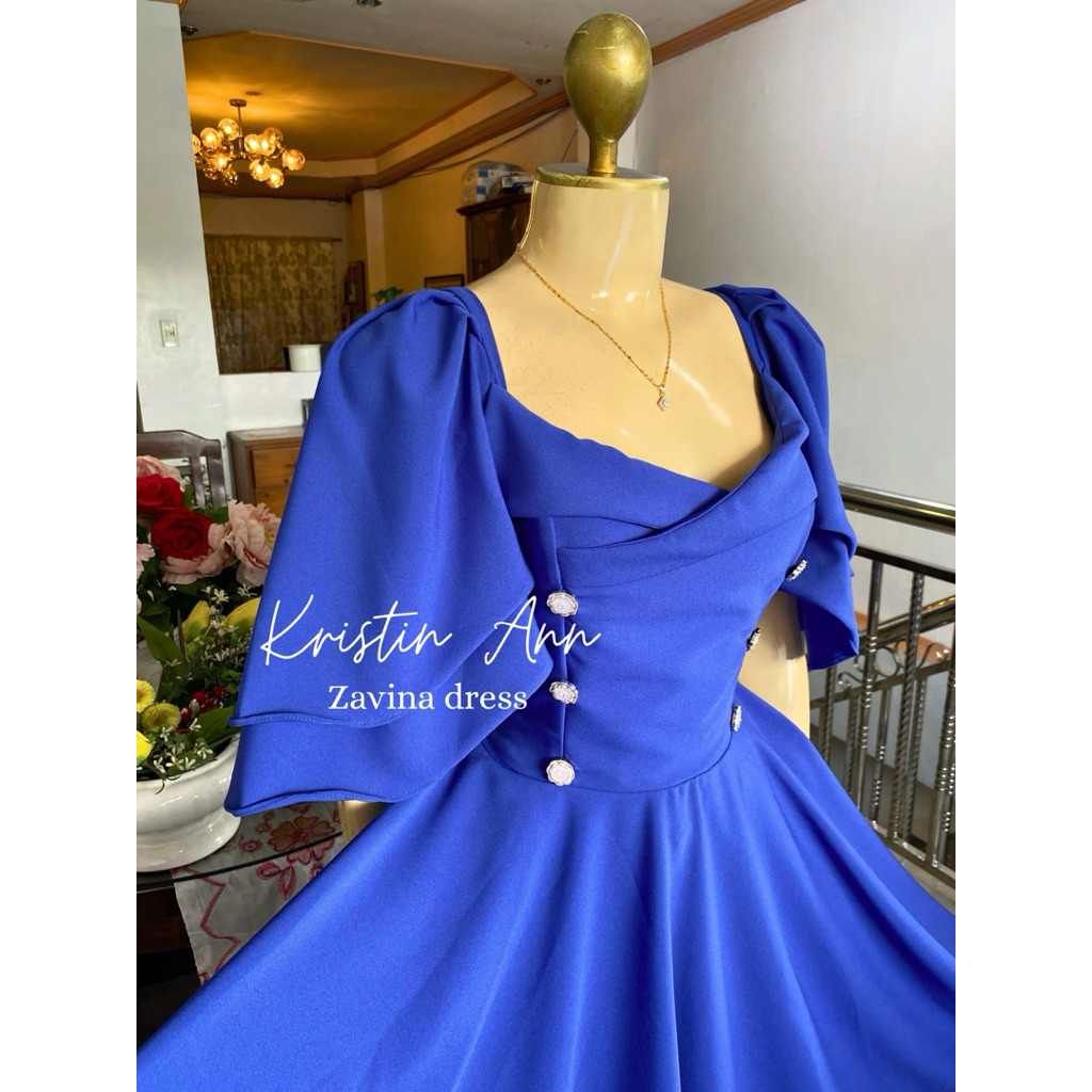 ZAVINA DRESS | Kristin Ann | Maxi dress | Plain & Elegant | Church ...