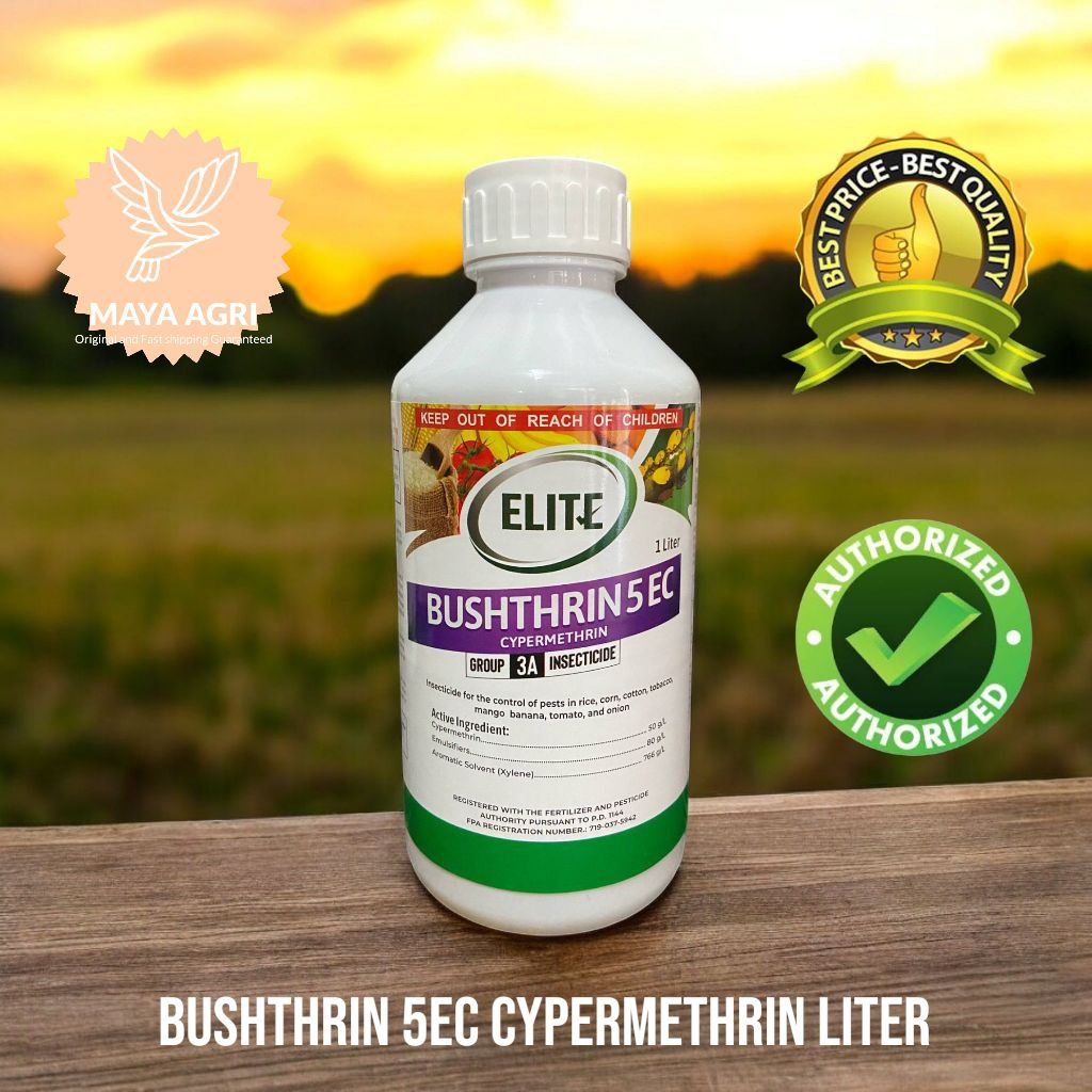BUSHTHRIN 5EC CYPERMETHRIN INSECTICIDE LITER | Shopee Philippines
