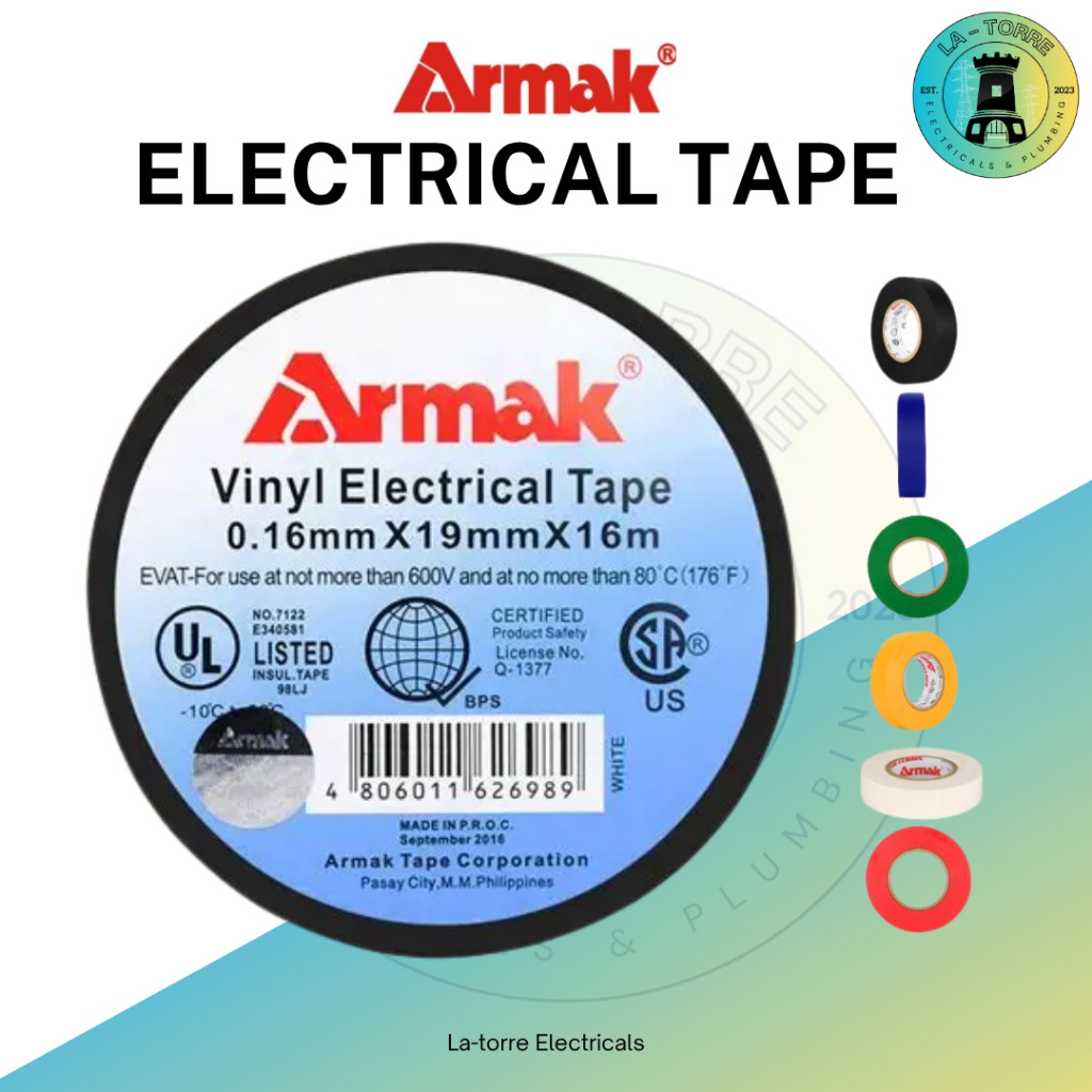 ARMAK Electrical Tape (20yds) | Shopee Philippines