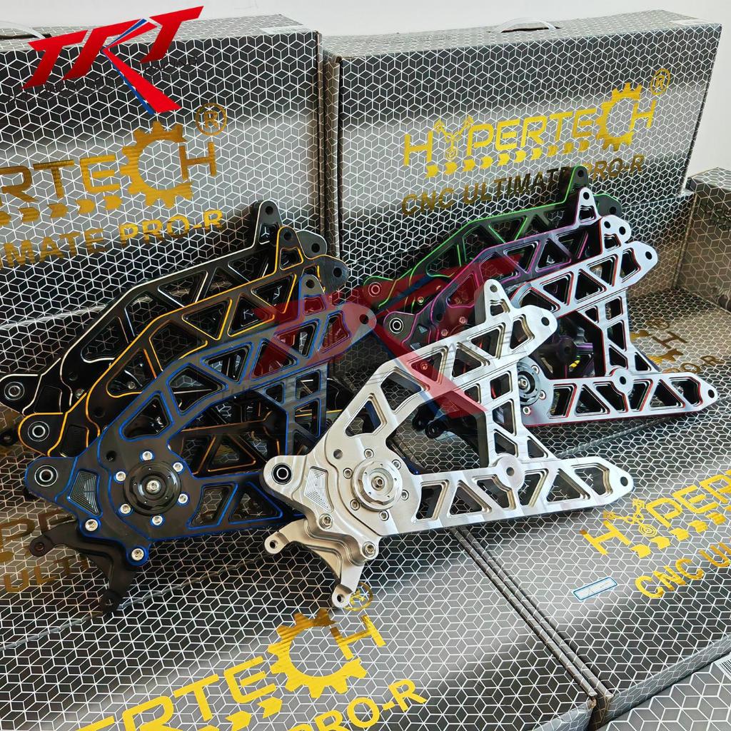 HYPERTECH CNC ULTIMATE PRO SWING ARM XMAX V1 V2 SILVER/PREMIUM BLACK ...