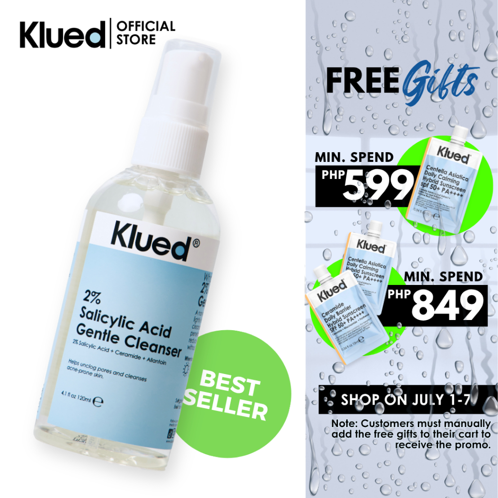 Klued - 2% Salicylic Acid Gentle Cleanser | Shopee Philippines