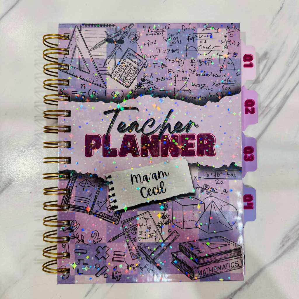 Personalized Teacher Planner (customized teacher planner, record book ...