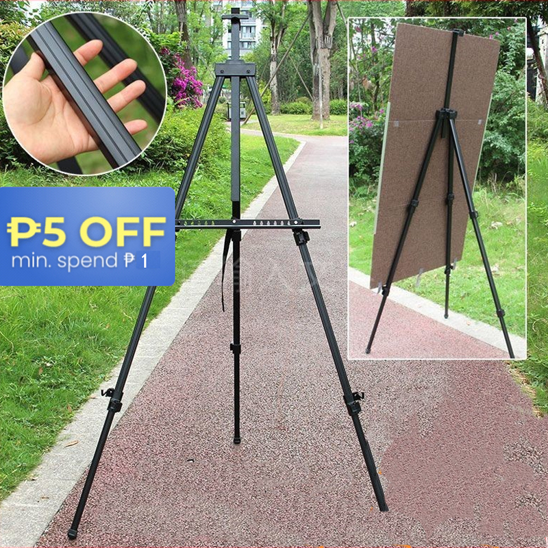 Thick Aluminum Stand Mini Easel Folding Adjustable Telescopic Painting ...