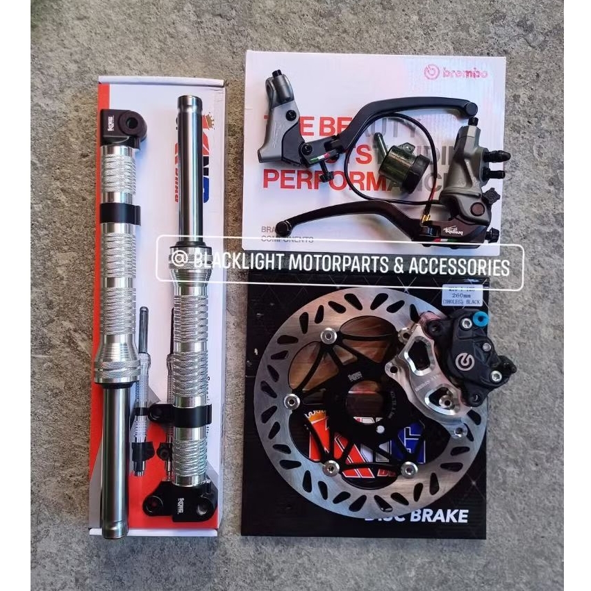 Brake Set for MIO (Frontshock Assy, Disc, BrakeMaster, Caliper, Bracket ...