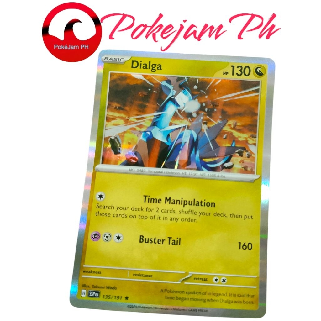 Dialga Holo (Surging Sparks) 135/191 | Shopee Philippines