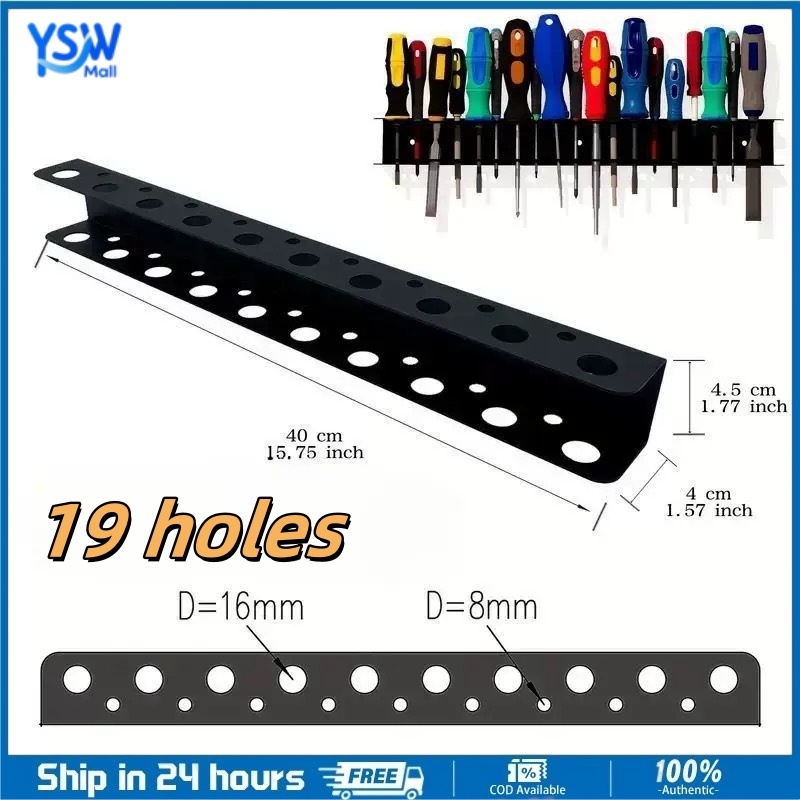 Strong Wall Mounted Storage Rack Hardware Tool Organizer Heavy Duty ...