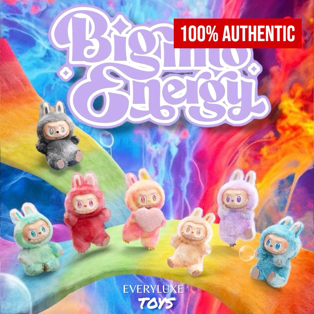 LABUBU Big Into Energy Version 3 V3 Plush Pendant LOVE HAPINESS LUCK ...