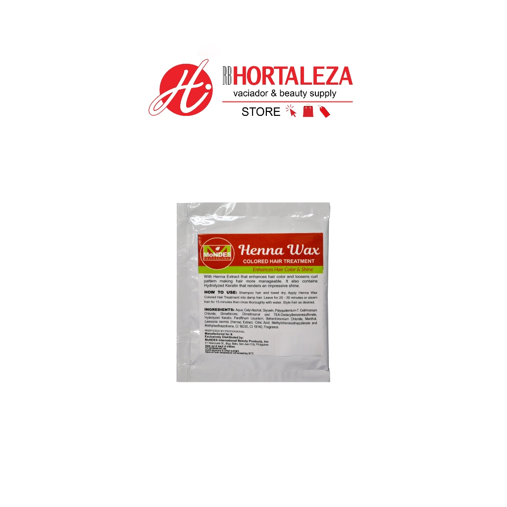 Mondes Henna Wax Colored Hair Treatment (30G, 250G) | Shopee Philippines