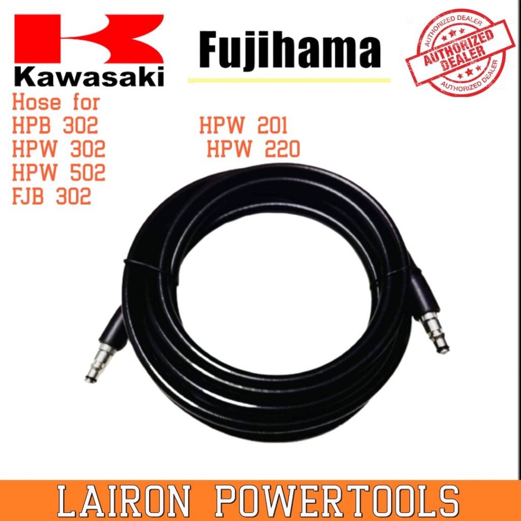 KAWASAKI FUJIHAMA MAXIPRO HOSE PRESSURE WASHER 6/10 METERS HPW 302 HPW ...