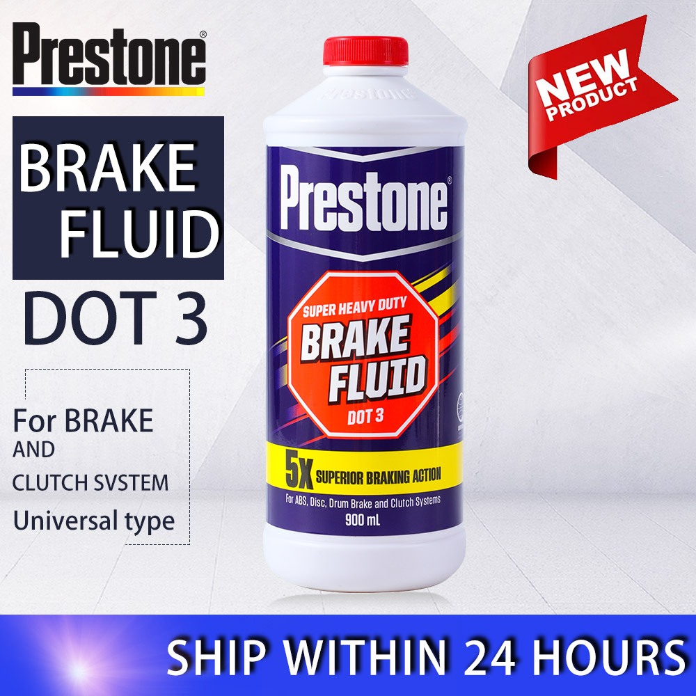Prestone Super Heavy Duty Brake Fluids DOT3 900ml Mga likido sa preno ...