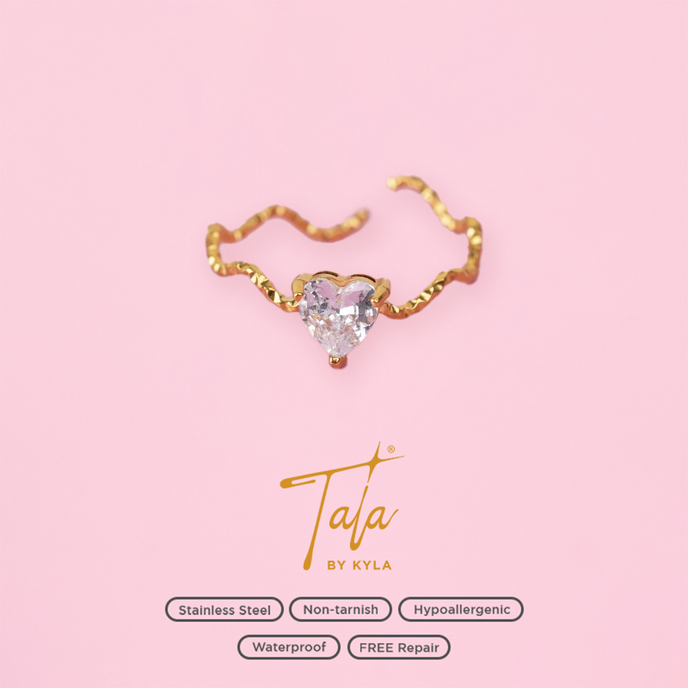 Tala by Kyla Basic Adjustable Promise Ring Stainless Steel ...