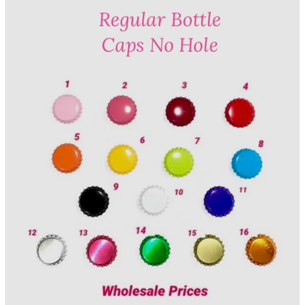 Regular Bottle Caps Price P85 per 10 pieces | Shopee Philippines