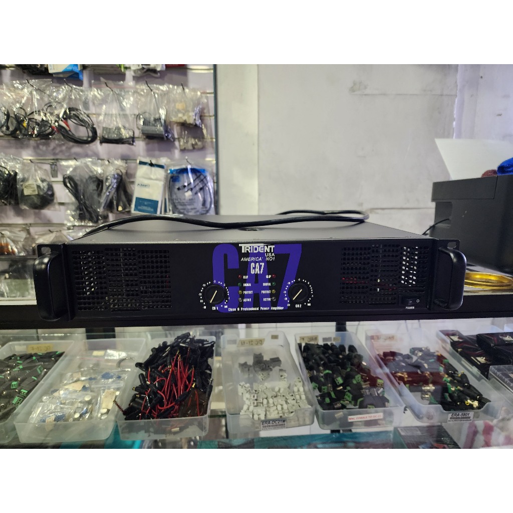 Trident CA-7 Power Amplifier ( 450 watts x 2 ) | Shopee Philippines