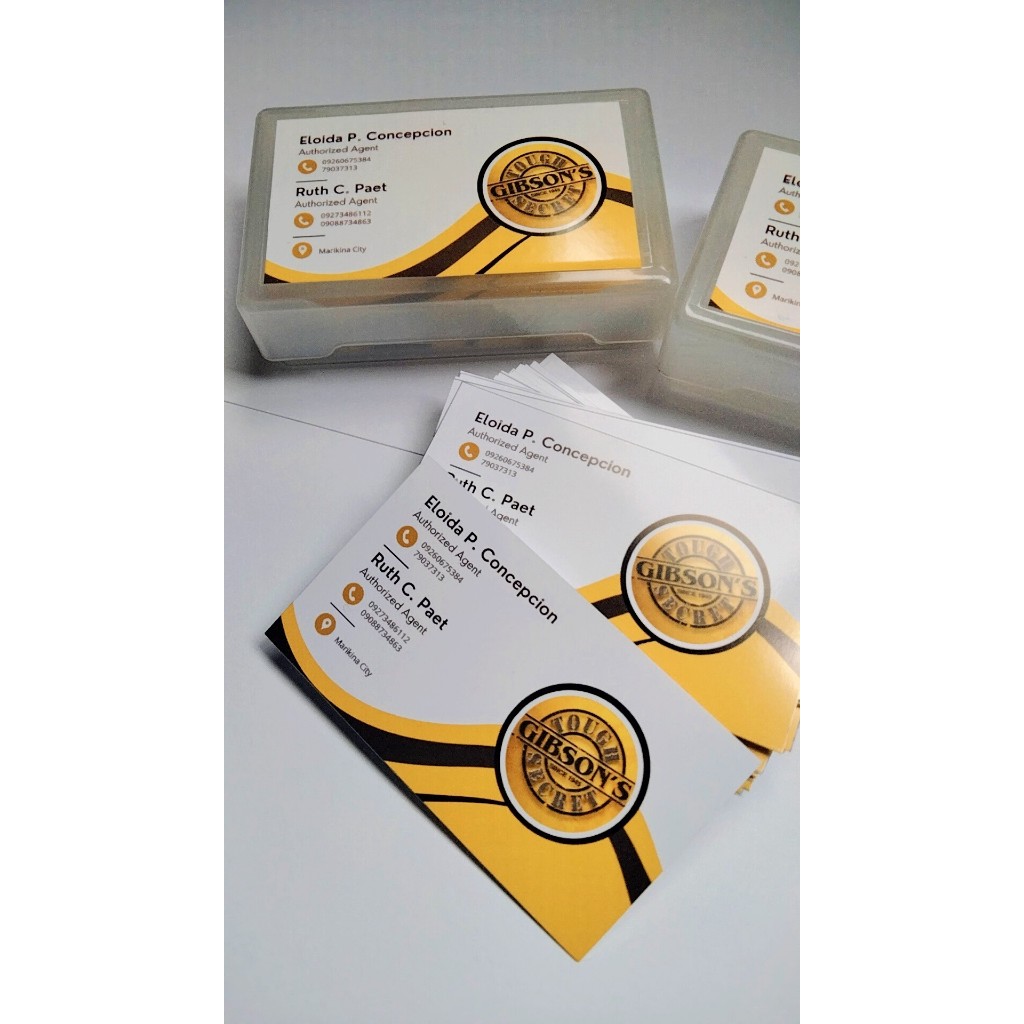 Business Calling Card - 50 PIECES | Shopee Philippines