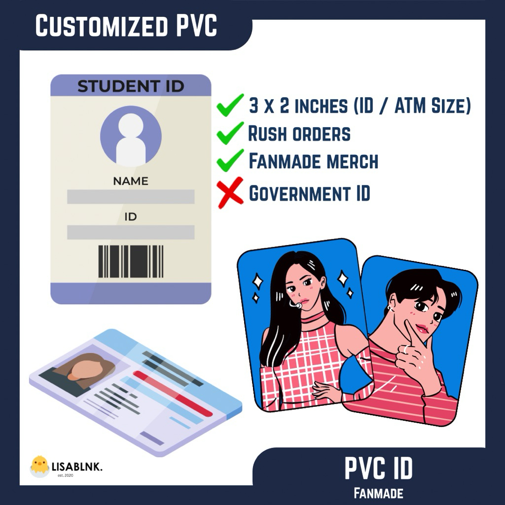 [PVC Card — Rush Printing] Customized ID Card Printing Service | Shopee ...