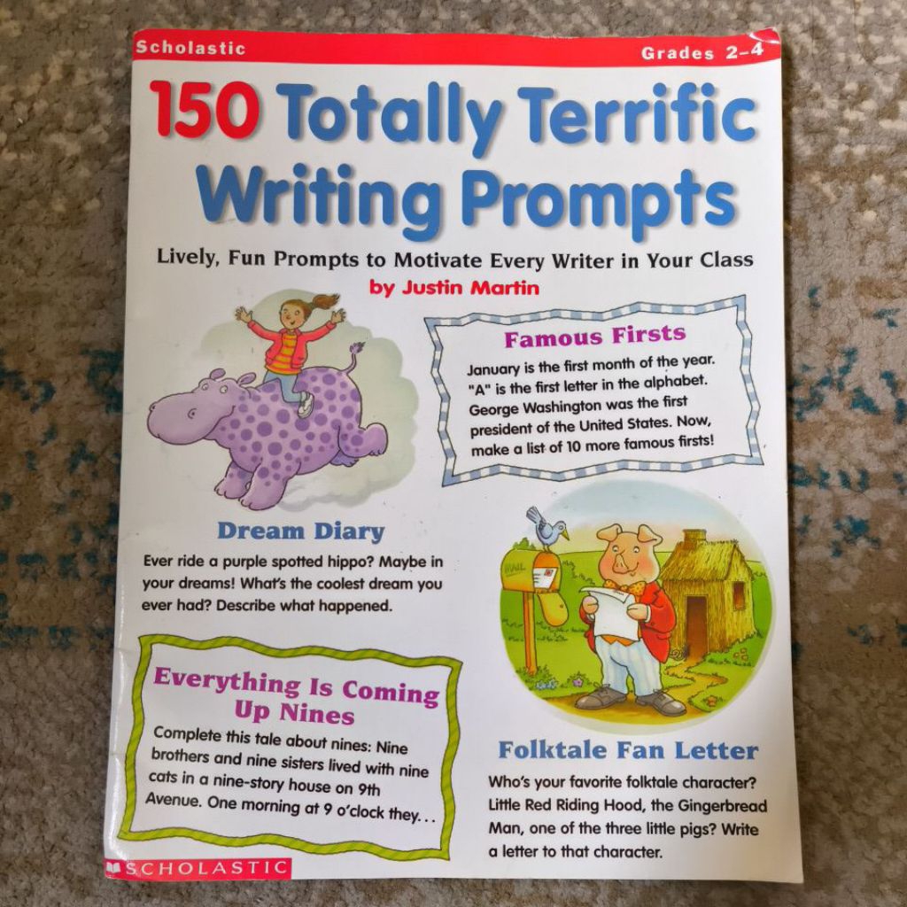 150 Totally Terrific Writing Prompts (Preloved) | Shopee Philippines