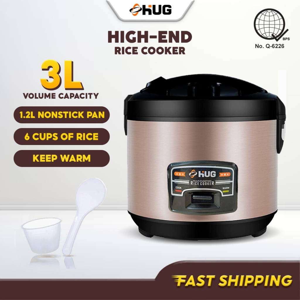 HUG Home High End Mini Rice Cooker Standard 1.5L- 3L Capacity Multi ...
