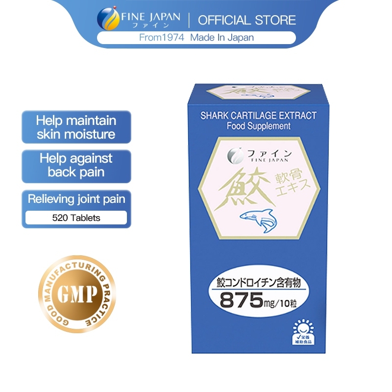 Fine Japan Shark Cartilage Tablets Joint & Bone Health Supplement for ...
