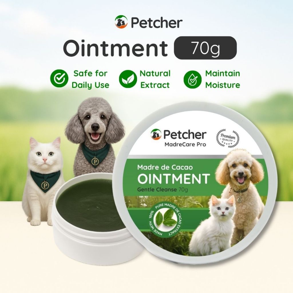 Petcher Pet Ointment 70g Madre De Cacao Hair Care Spot-on for Dogs and ...