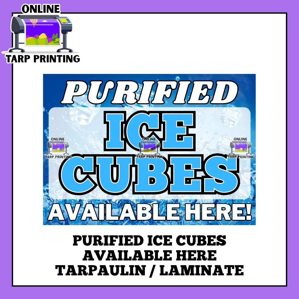 Shop signage ice for sale for Sale on Shopee Philippines