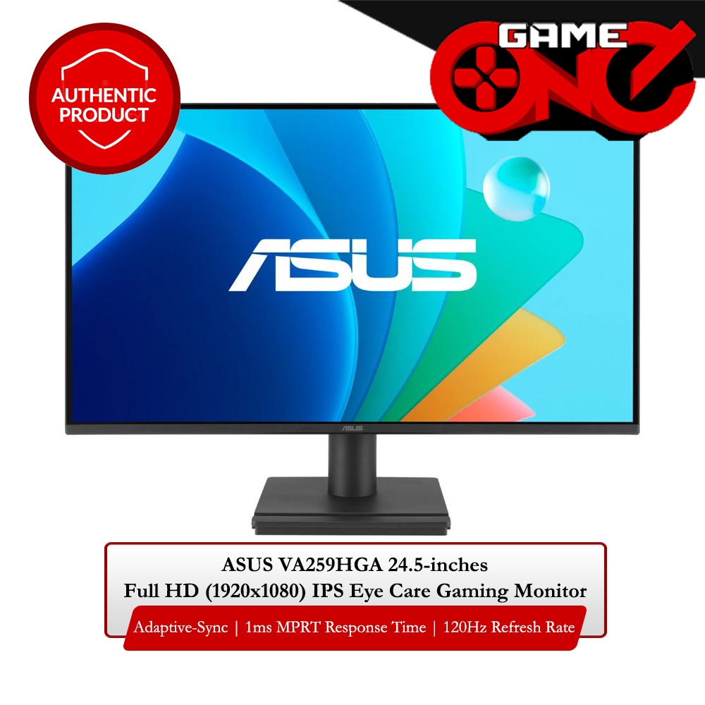 ASUS VA259HGA 24.5" Full HD (1920x1080) IPS Eye Care Gaming Monitor ...