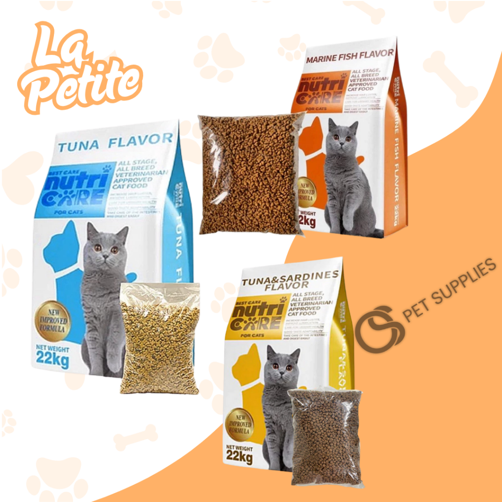 LKJ-NUTRICARE (1Kg Repacked) Cat Dry Food For All Stages Tuna, Marine ...