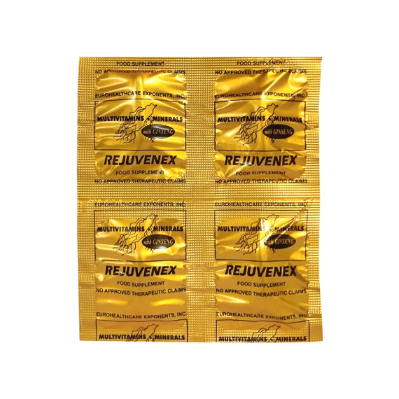 Rejuvenex Capsule (Multivitamins + Minerals with Ginseng) | Shopee ...