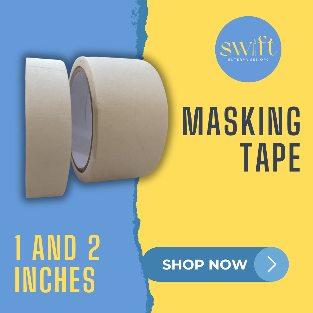 Masking Tape (Paper Tape) – 1" and 2", Multi-Purpose | Shopee Philippines