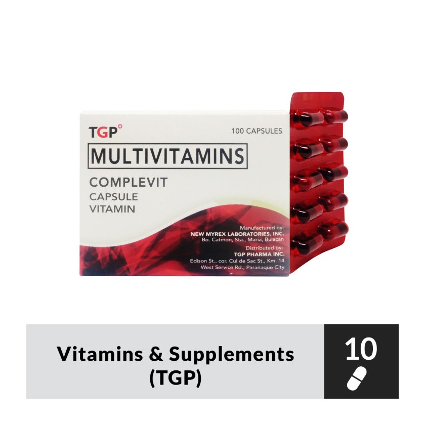 COMPLEVIT Multi-Vitamins Capsule 10s | Shopee Philippines