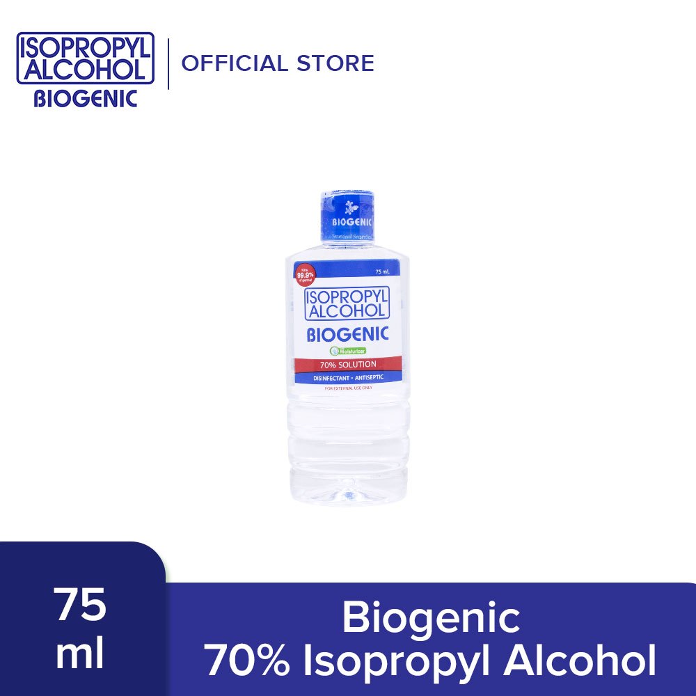 Biogenic 70% Isoprophyl 75ml | Shopee Philippines
