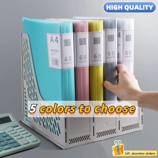 A4 Multi-layer File Folder Transparent Paper Storage Bond Paper Folder ...