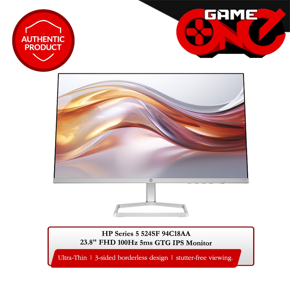 HP Series 5 524SF 94C18AA 23.8" FHD 100Hz 5ms GTG IPS Monitor | Shopee ...
