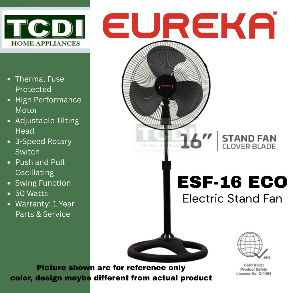 ESF 16 ECO EUREKA STAND FAN | Shopee Philippines