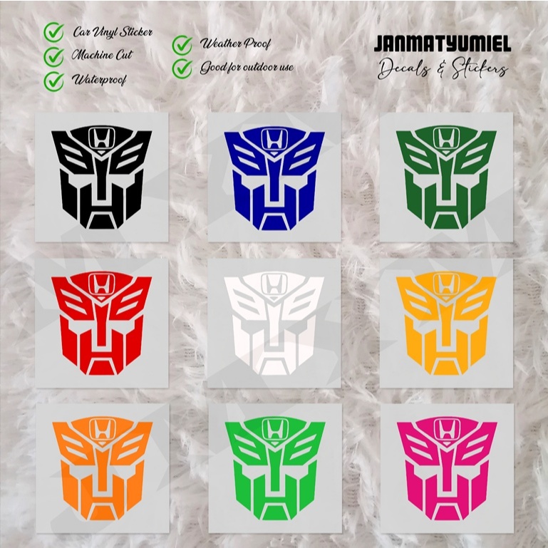 Transformers Die-Cut Vinyl St101476icker/Decal for Motorcycle, Car, etc ...
