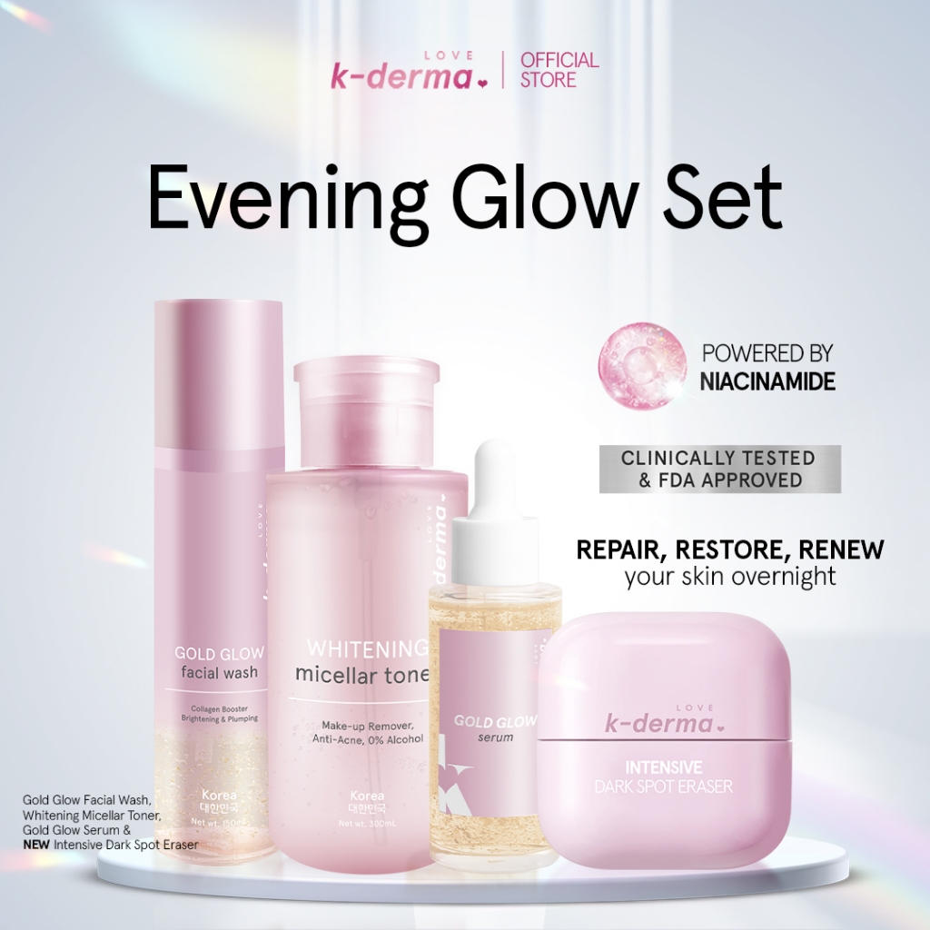 Love K-Derma Evening Glow Set | Shopee Philippines