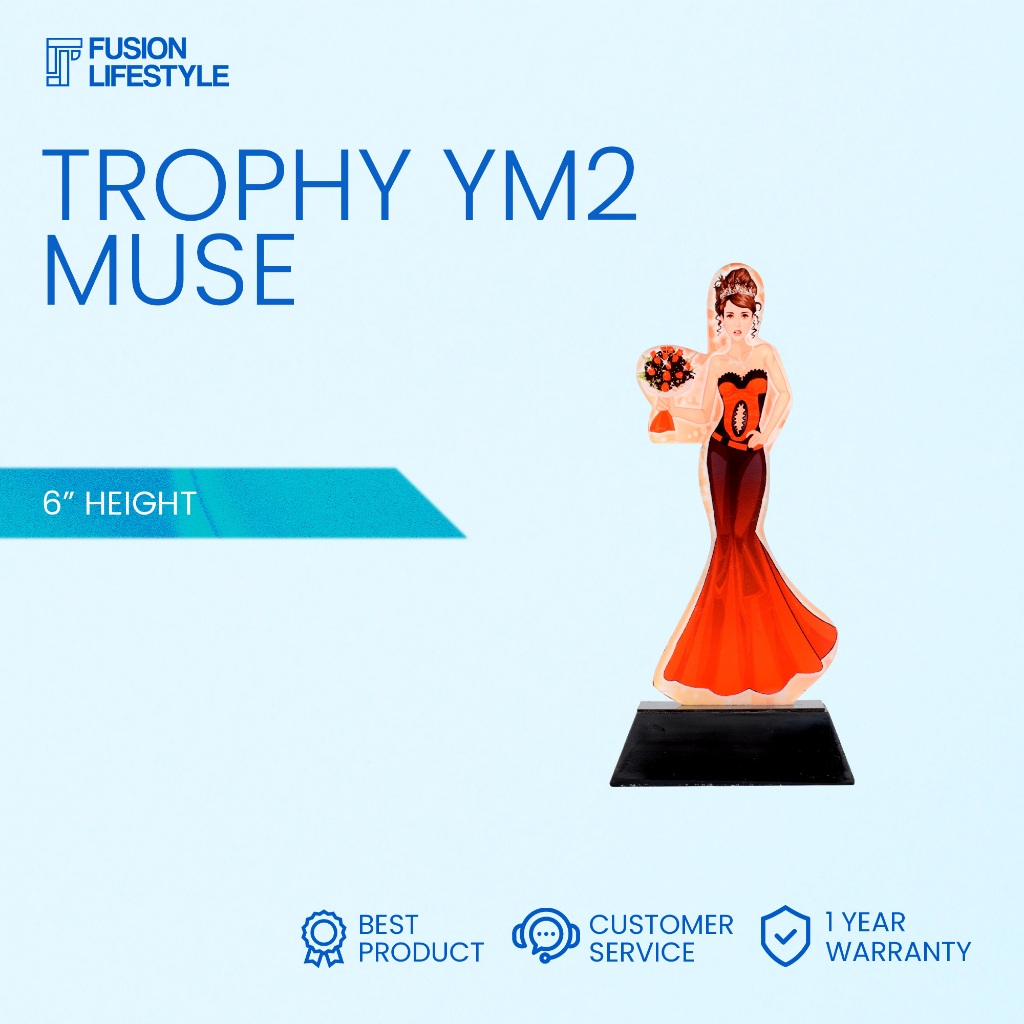 YM2 Trophy Muse - Awarding Trophy Muse 6, 8, 10, 12 Inches Height ...