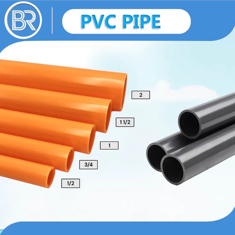 PVC PIPE BLUE & ORANGE PER METER 1/2” 3/4” 1” 1 1/2” 2” WIDTH 1 METER LENGTH | Shopee Philippines