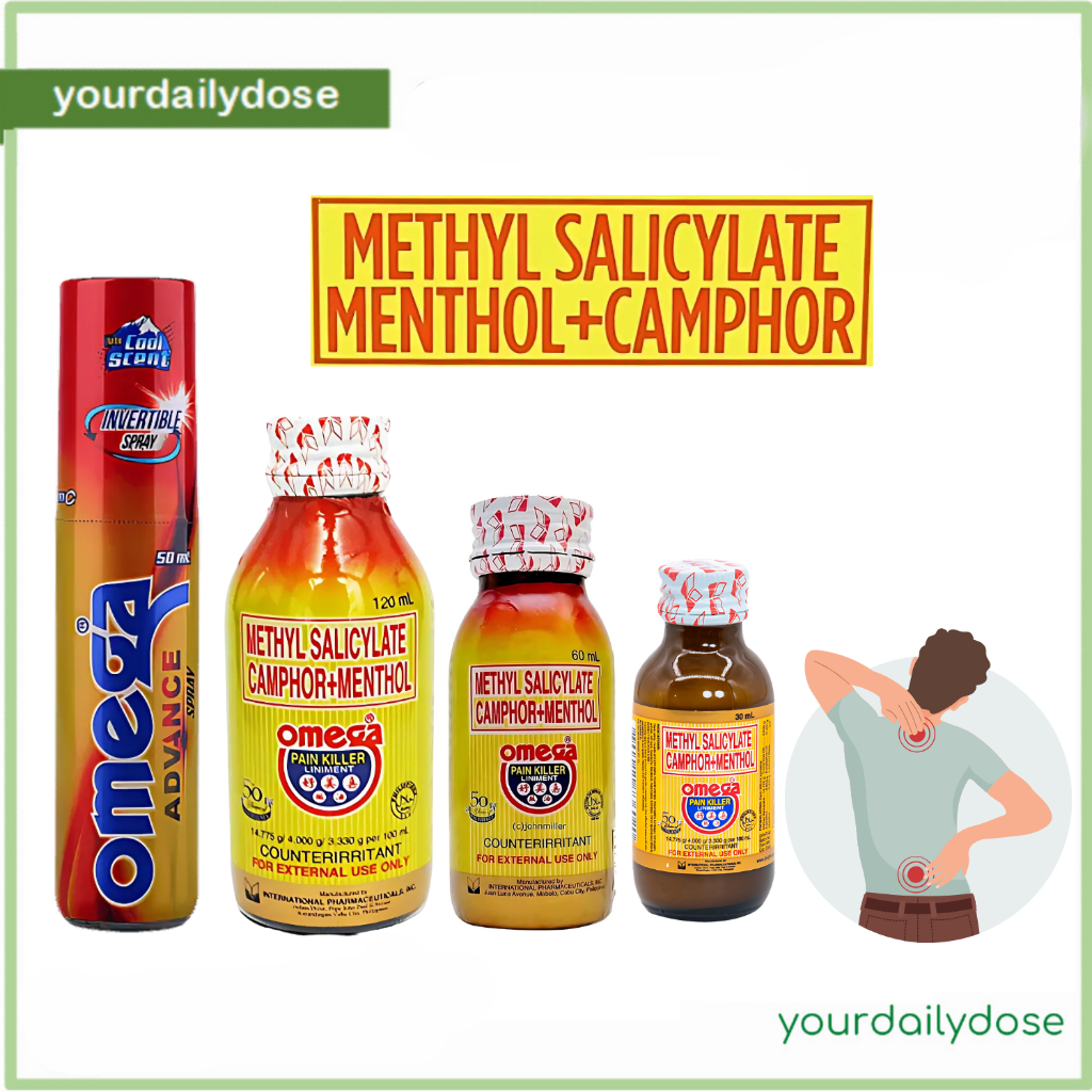 OMEGA PAIN KILLER LINIMENT 30ML I 60ML I 120ML | Shopee Philippines