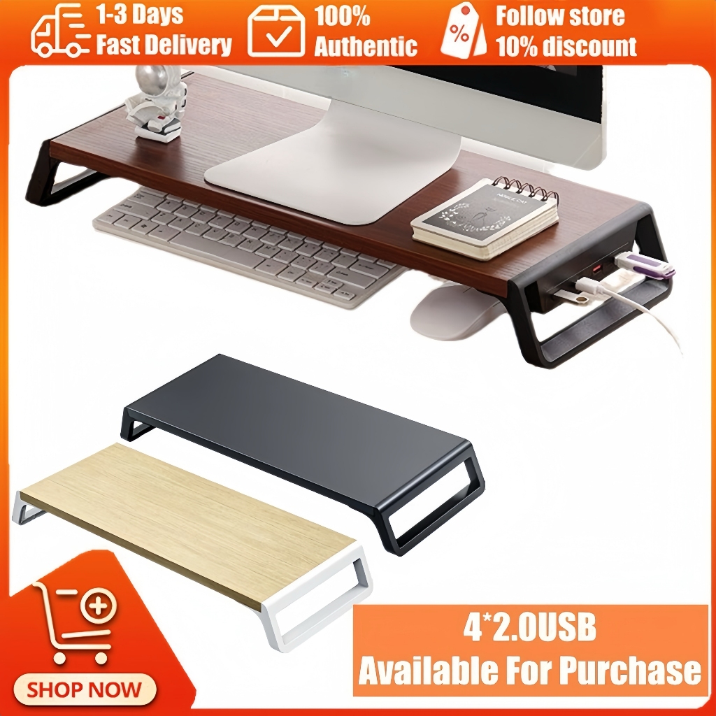 Universal Desktop Monitor Stand Equipped With Wireless Charger&USB ...