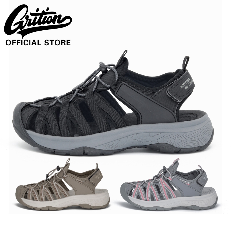 GRITION Women Sandals Close Toe Mesh Outdoor Hiking Athletic Casual ...