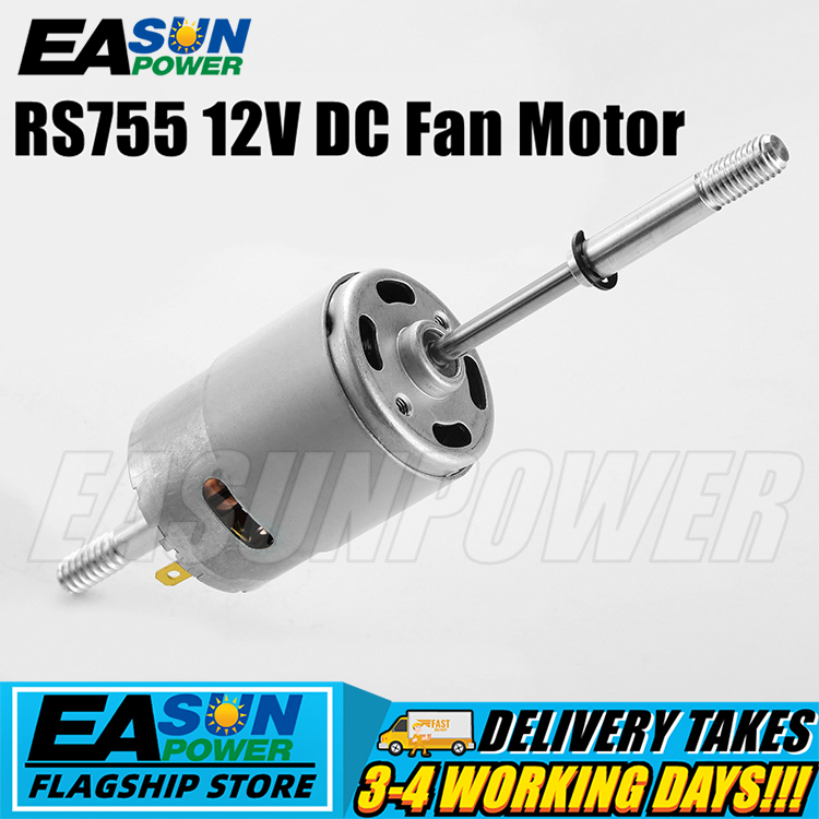 RS755 12C DC Fan Motor Replacement, Adjustable Speed Regulator Control ...