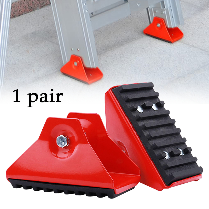 1 Pair Extension Ladder Safety Shoe Kit Anti-Skid Feet Foot Pads Ladder ...