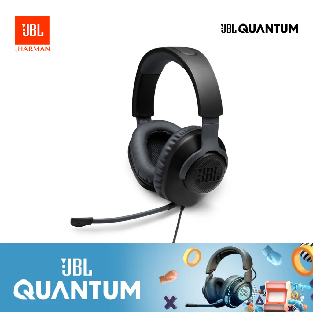 JBL Quantum 100 Gaming Headset with Detachable Mic | Shopee Philippines